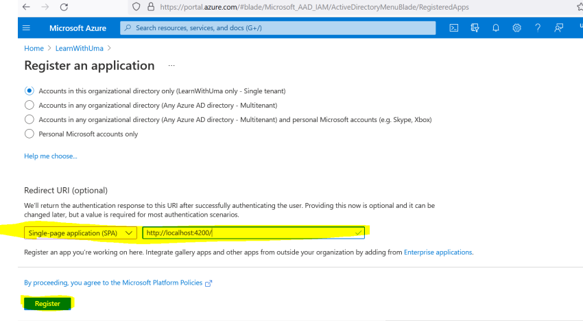 Azure Ad Integration With Angular And Aspnet Core Web Api